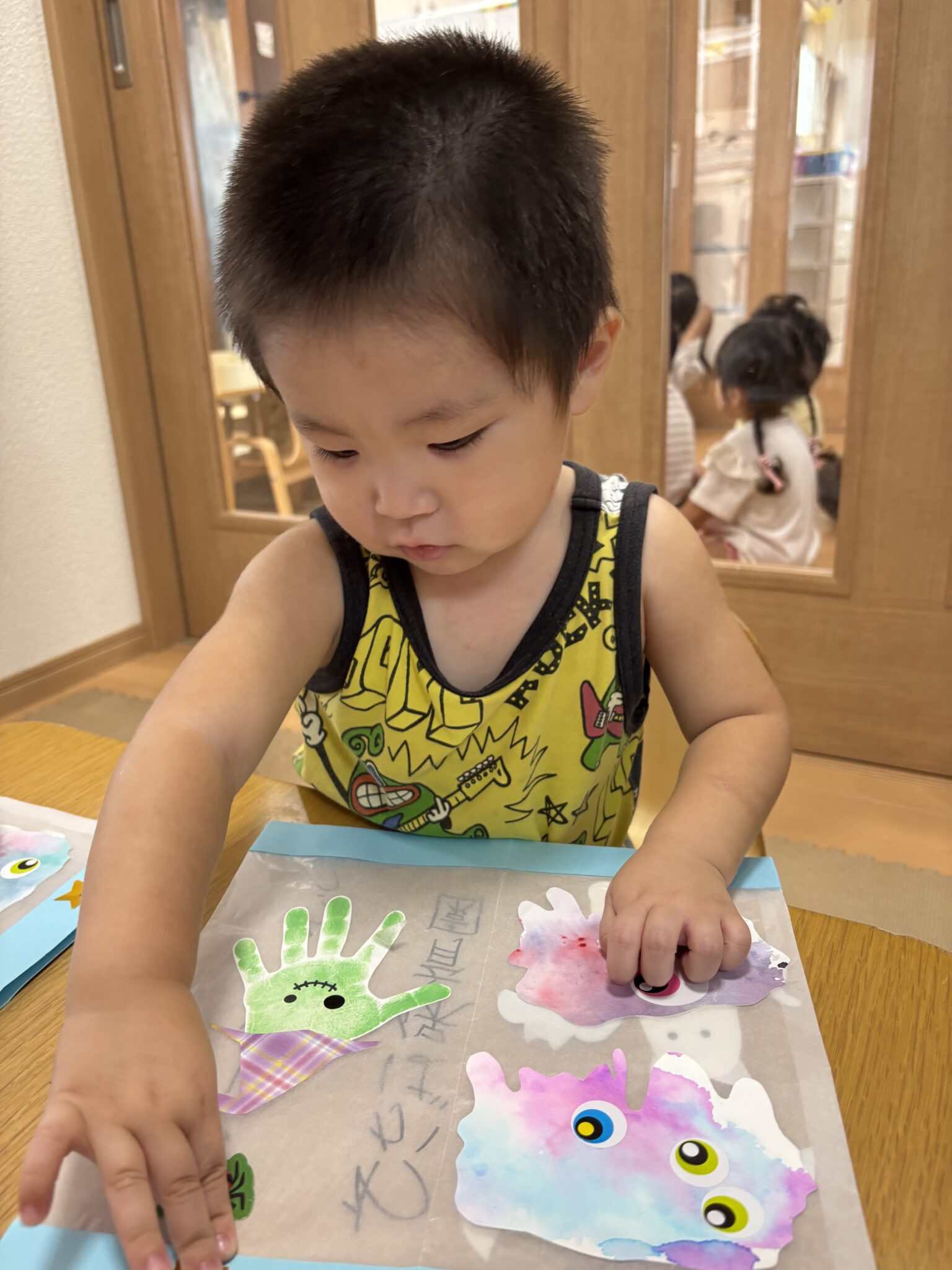 2024/10/08 うさぎ組 制作 - わかば保育園