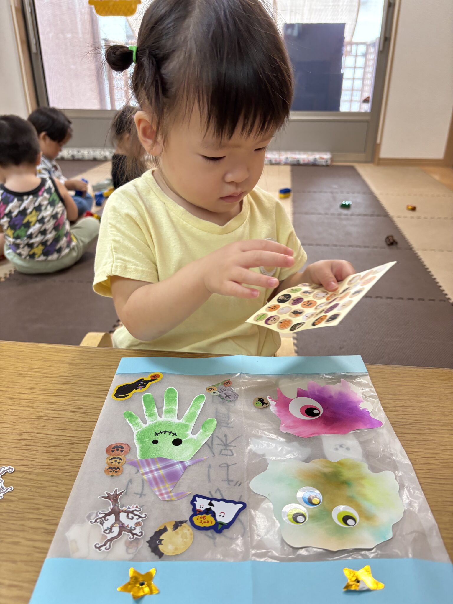 2024/10/08 うさぎ組 制作 - わかば保育園